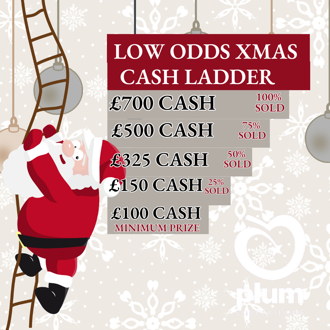 Christmas cash ladder low odds #1 - Plum Competitions